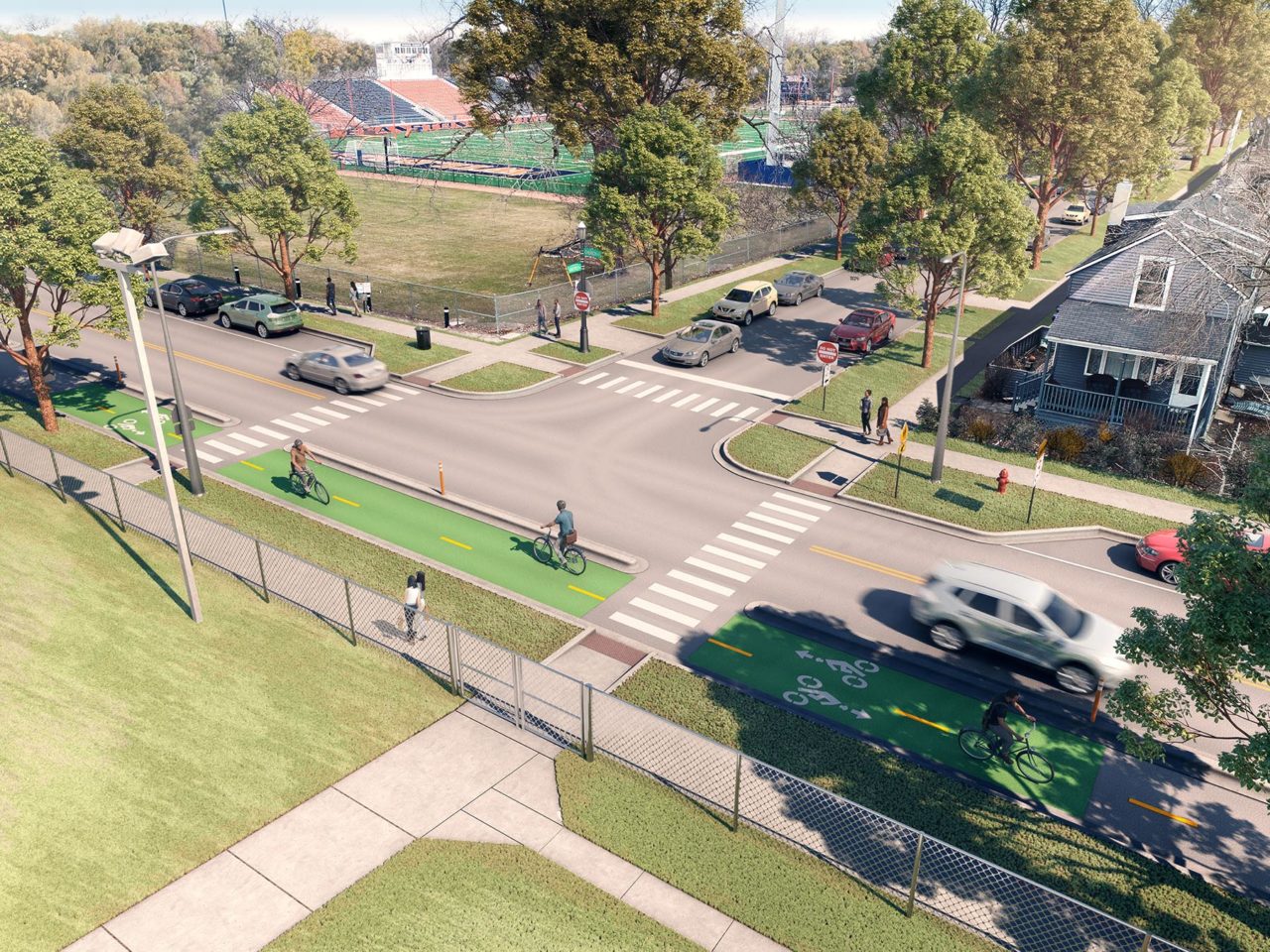 Church Street Bicycle and Pedestrian Improvements | Civiltech ...