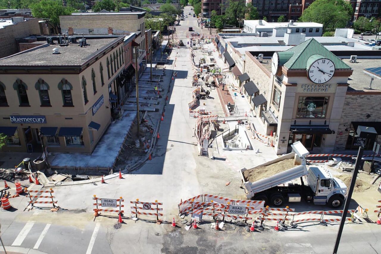 Naperville Downtown Streetscape | Civiltech Engineering, Inc.