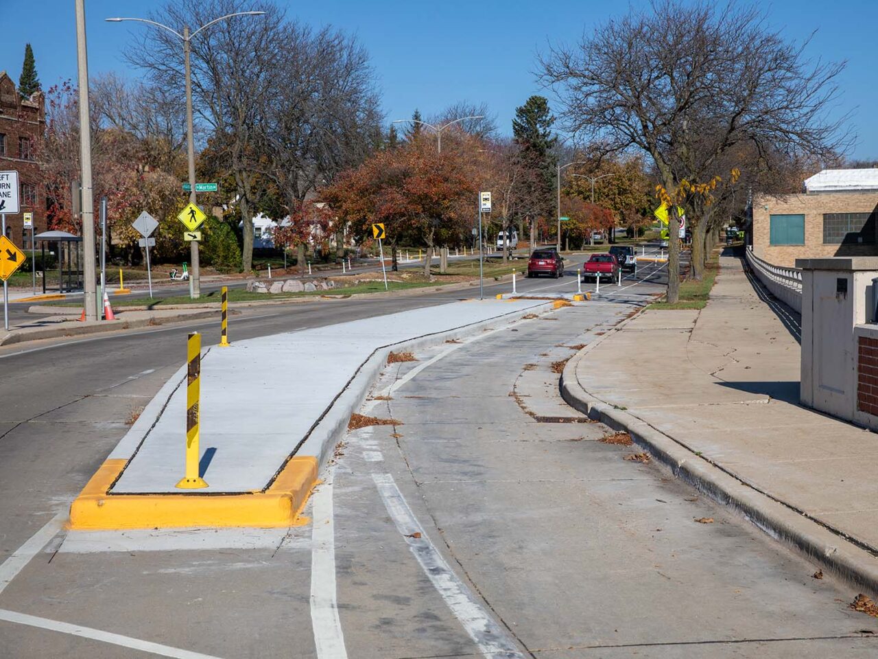 City of Milwaukee – Protected Bike Lane Design | Civiltech Engineering ...